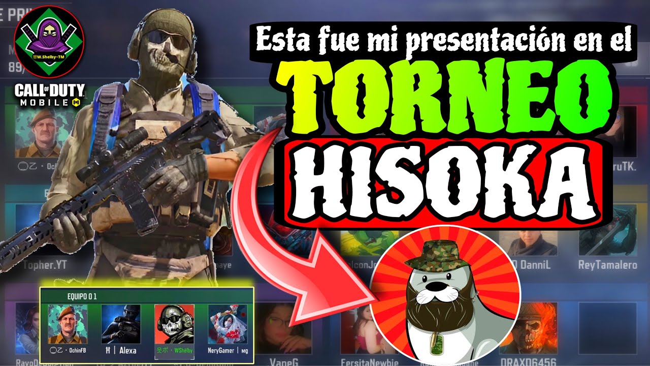 Mi PARTICIPACION en el TORNEO de HISOKA | COD MOBILE | WSHELBY | Codm ...