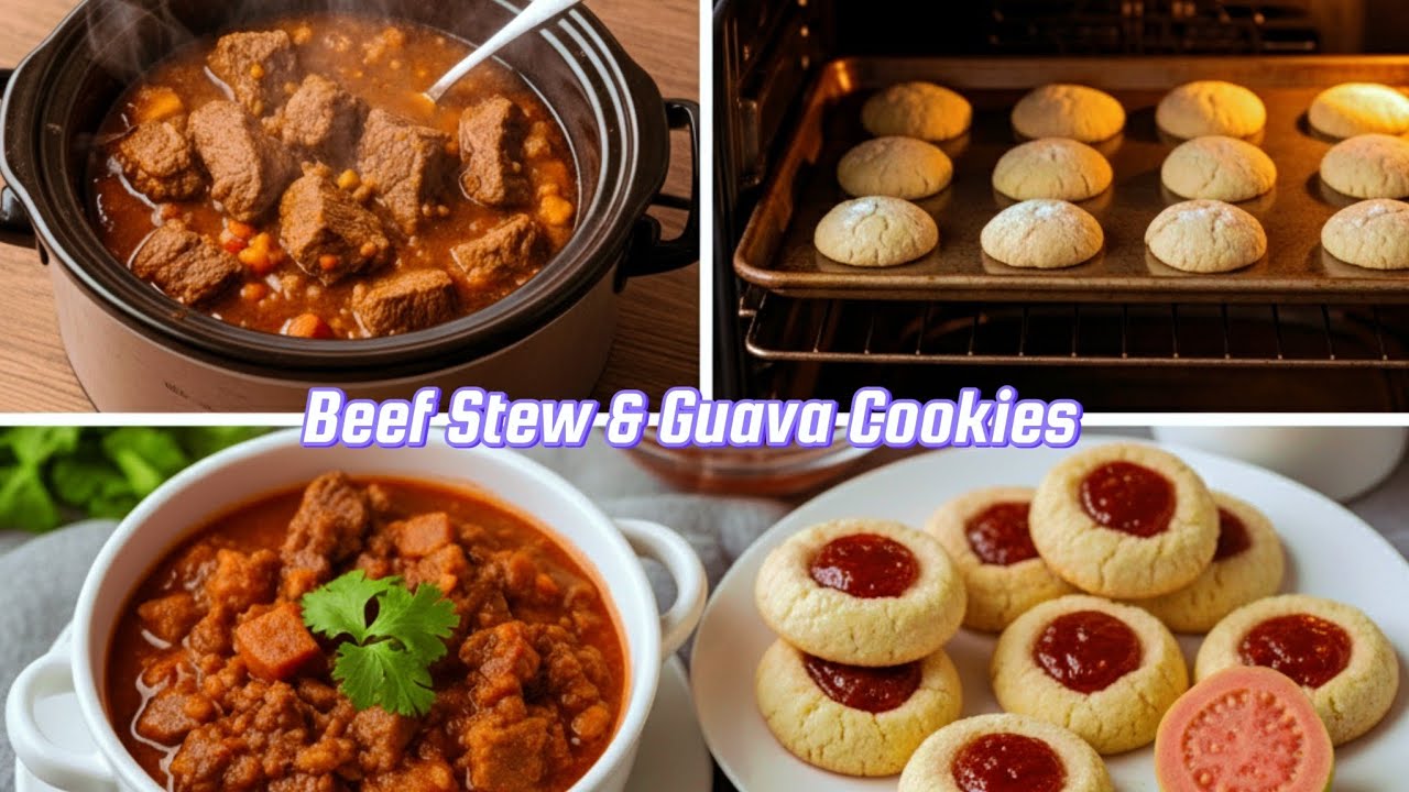 Cooking Classics - Slow Cooker Beef Stew & Guava Cookies - YouTube