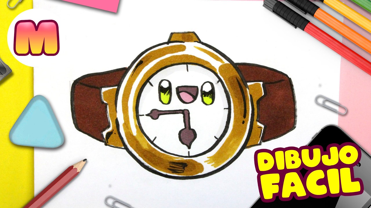 Cómo Dibujar un Reloj Kawaii 🕒 Paso a Paso | Dibujos Fáciles Kawaii con ...