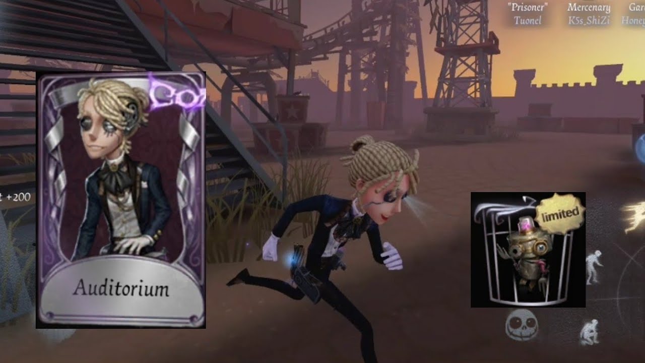 Luca: Auditorium costume + Coa pet | identity v - YouTube