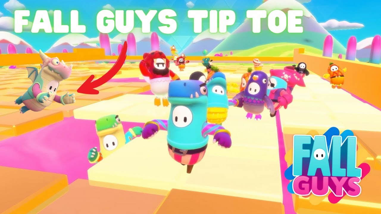 Fall Guys Tip Toe Tournament! - YouTube