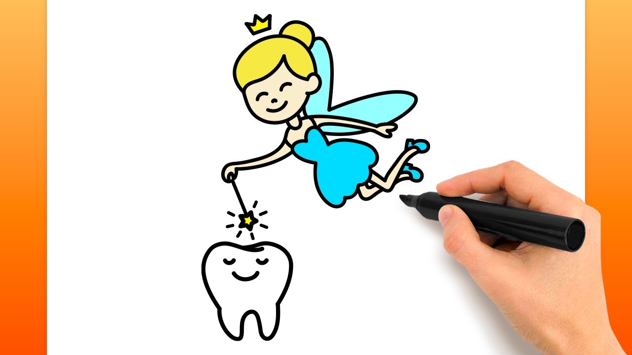 Como Desenhar A Fada Do Dente (Tutorial De Desenho Fácil) - YouTube