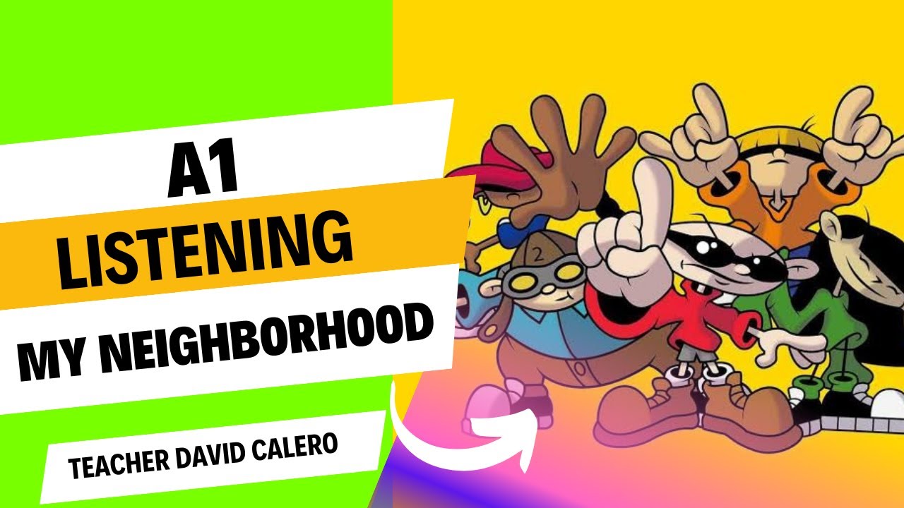 🎧 A1 Listening exercise / My Neighborhood - YouTube