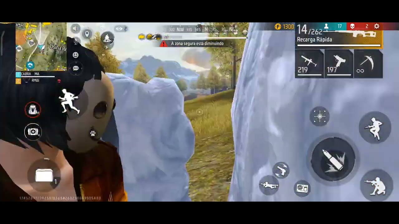 Jogando free fire com cabelo do Michael Jackson Parte final olha o ...