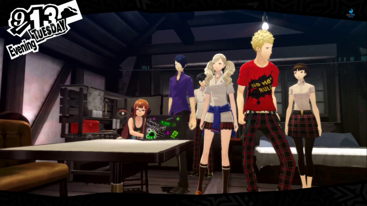 Persona 5 English: Heist 5 Full Story + Boss Battle - YouTube