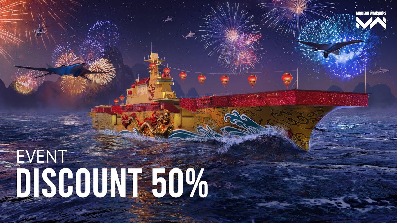 Mini Event Discount 50% | Modern Warships - YouTube