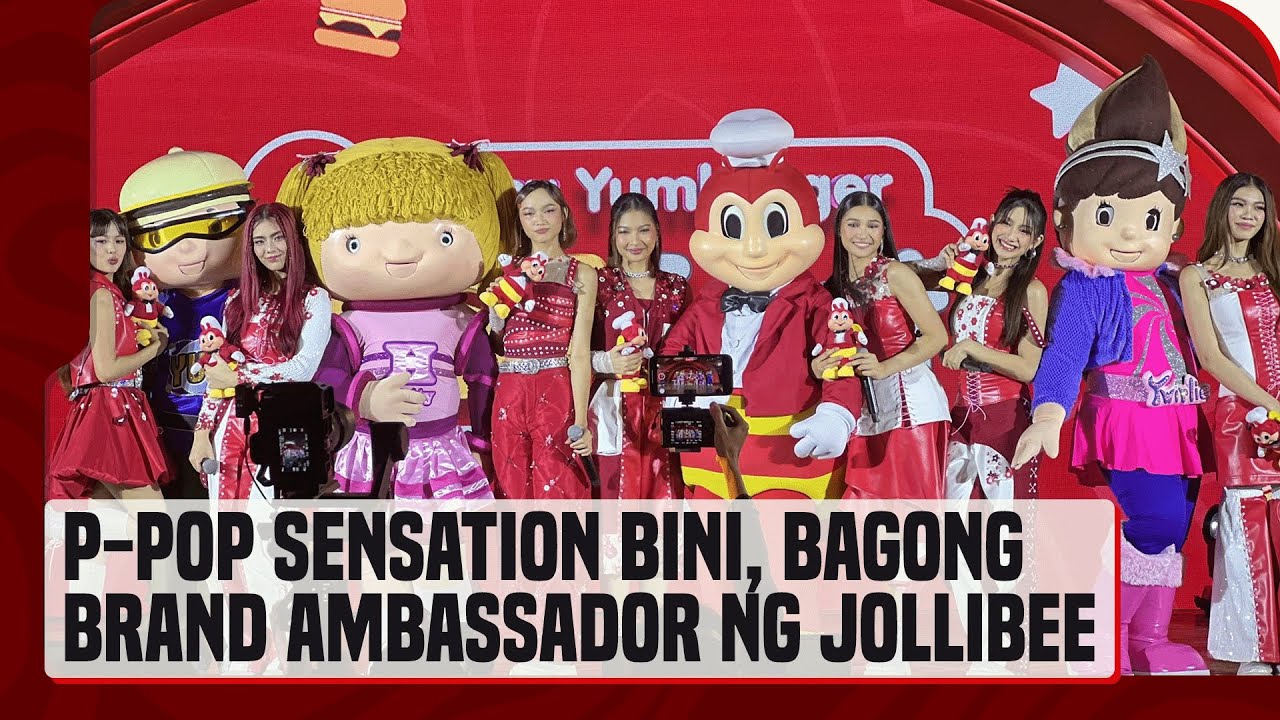 P-pop sensation BINI, bagong brand ambassador ng Jollibee - YouTube