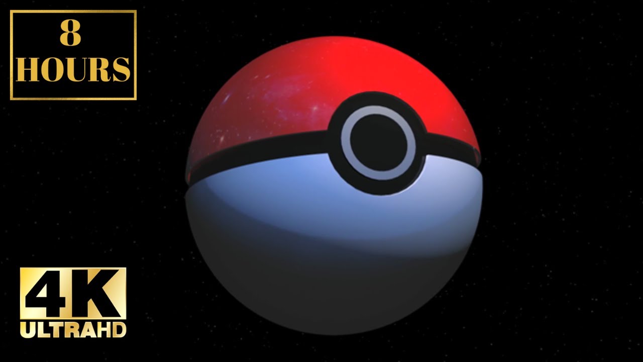 Pokemon Poke Ball Planet In Space Wallpaper Screensaver Background 4K 8 ...