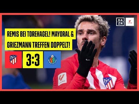 Griezmann-Doppelpack reicht nicht für Atletico-Sieg: Atletico Madrid - Getafe 3:3 | LaLiga | DAZN