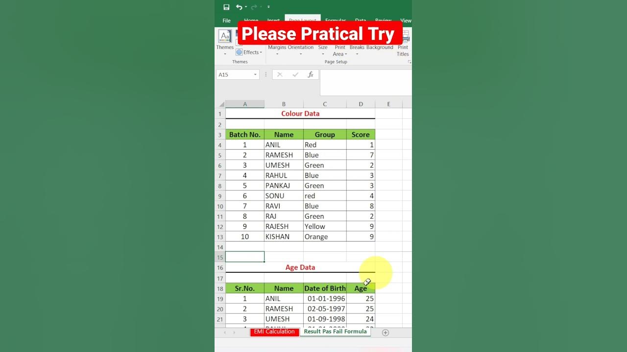 Excel Job Interview Questions Print Data In Excel Excel Exceltips 