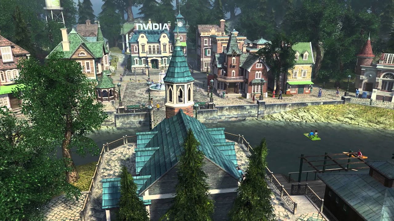 4K ULTRA HD Sun Village 3D Screensaver Nvidia Part 1 - YouTube