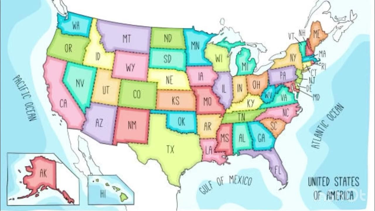 Fifty nifty United States - YouTube