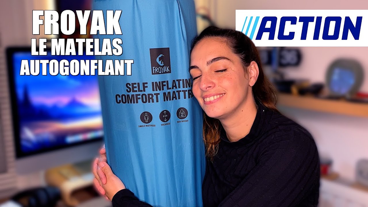 FROYAK le matelas autogonflant de chez ACTION le matelas de camping ...