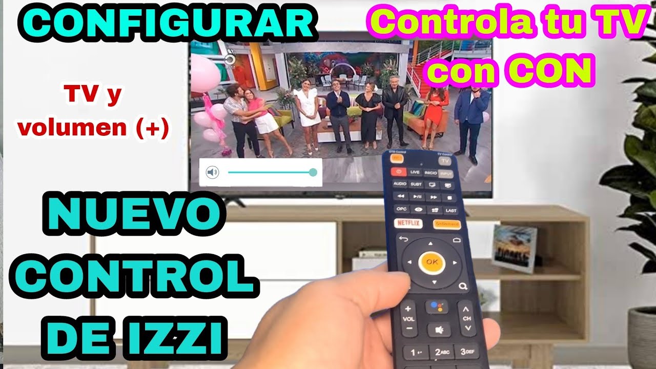 configurar nuevo control de IZZI para Controlar la tv 📺 Muy Fácil ️ - YouTube