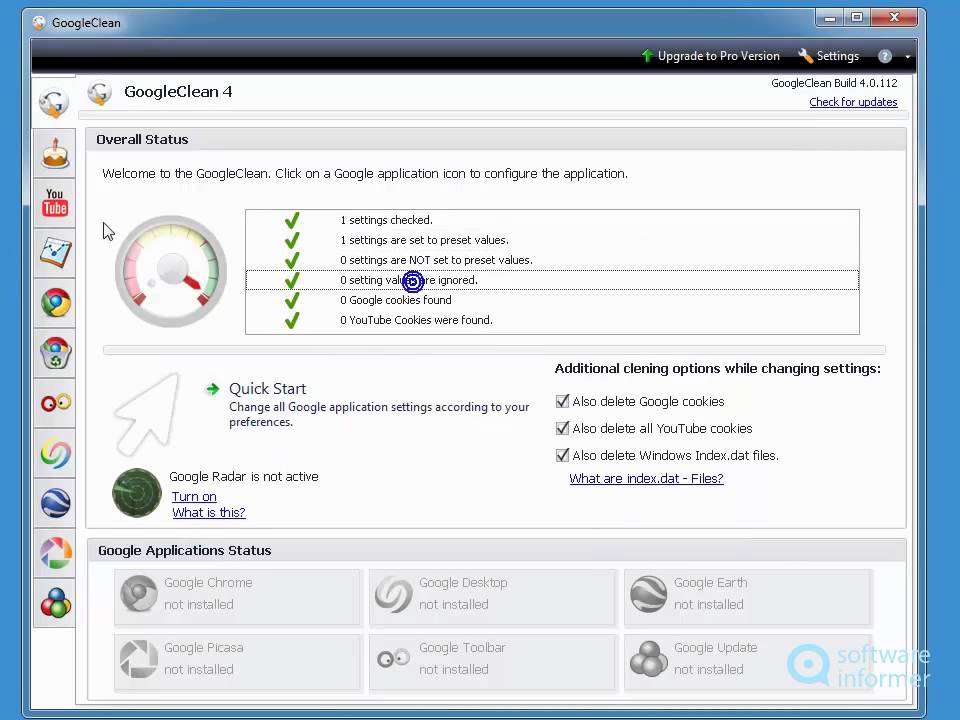 Working with GoogleClean - YouTube