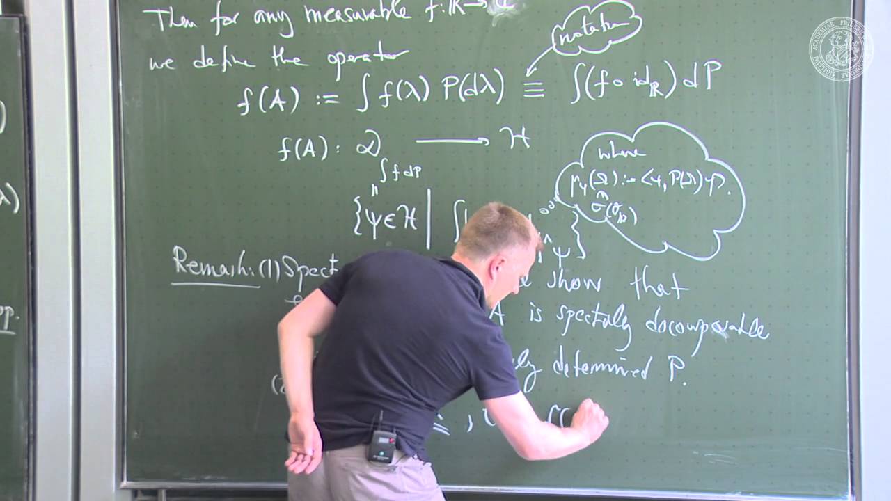 Spectral Theorem - L11 - Frederic Schuller - YouTube