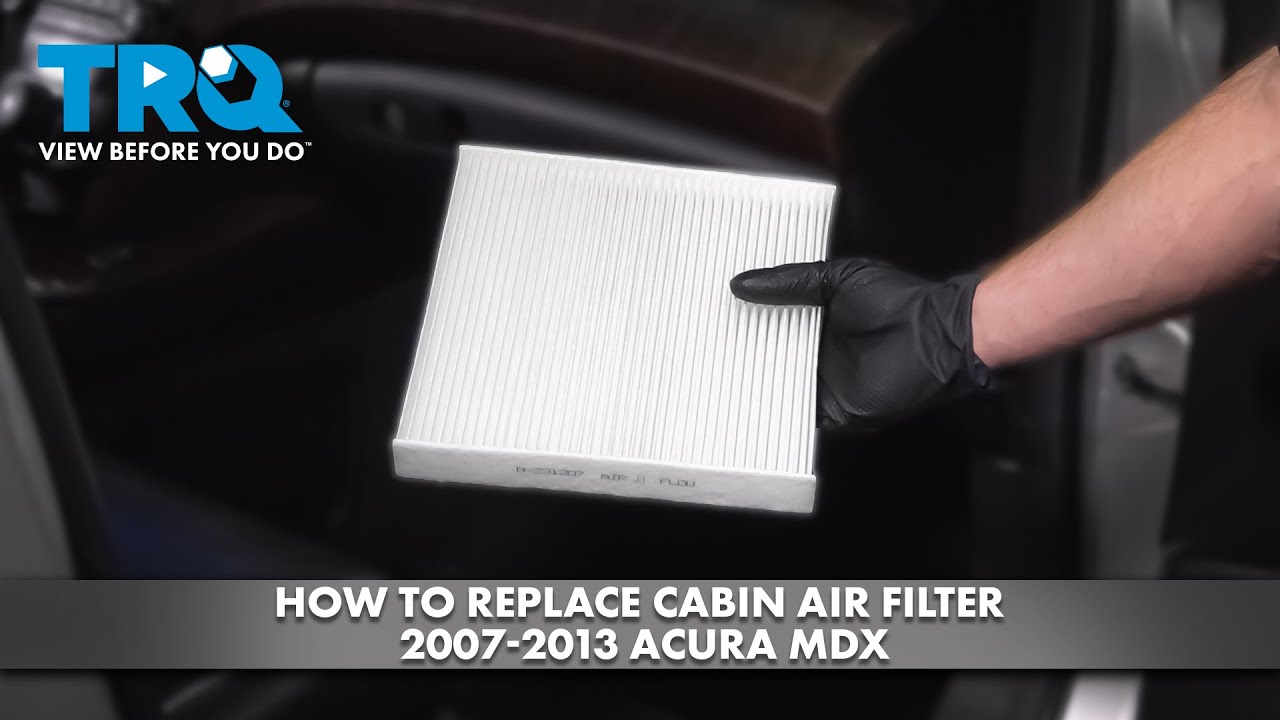 How to Replace Cabin Air Filter 2007-2013 Acura MDX - YouTube