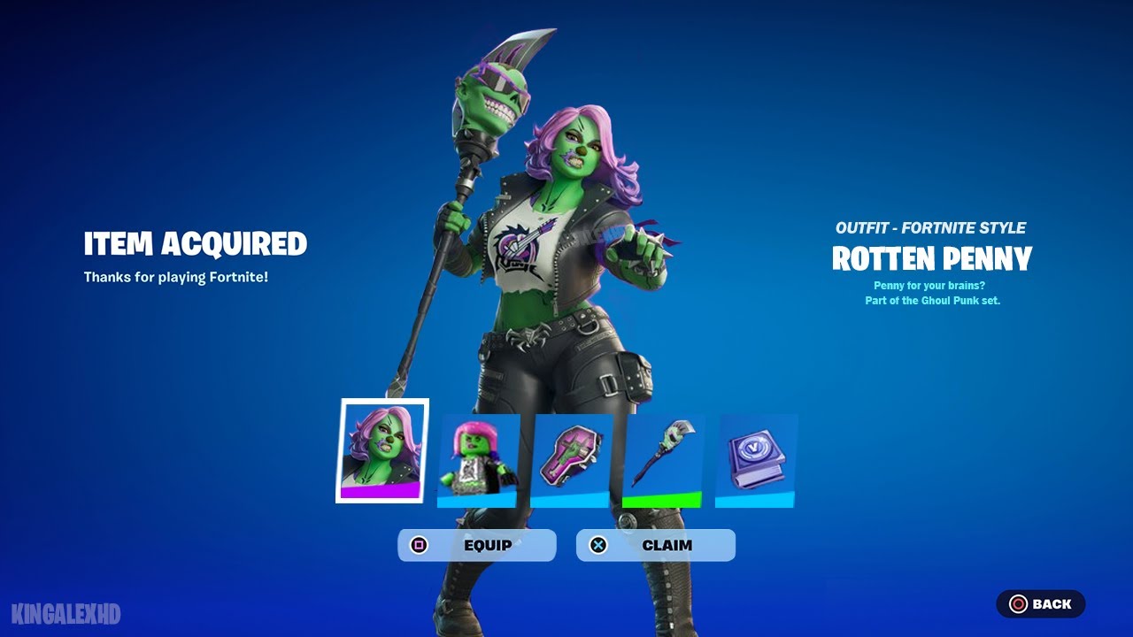 How To Get Rotten Penny Skin Bundle FREE In Fortnite (Unlocked LEGO ...