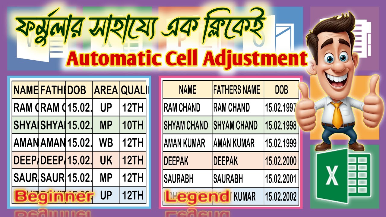 Excel Column Autofit Width Microsoft Excel Excel Tutorial For 6211