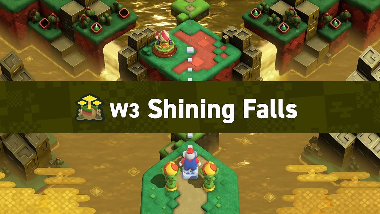 Super Mario Bros. Wonder - W3 Shining Falls 100% Playthrough [Switch ...