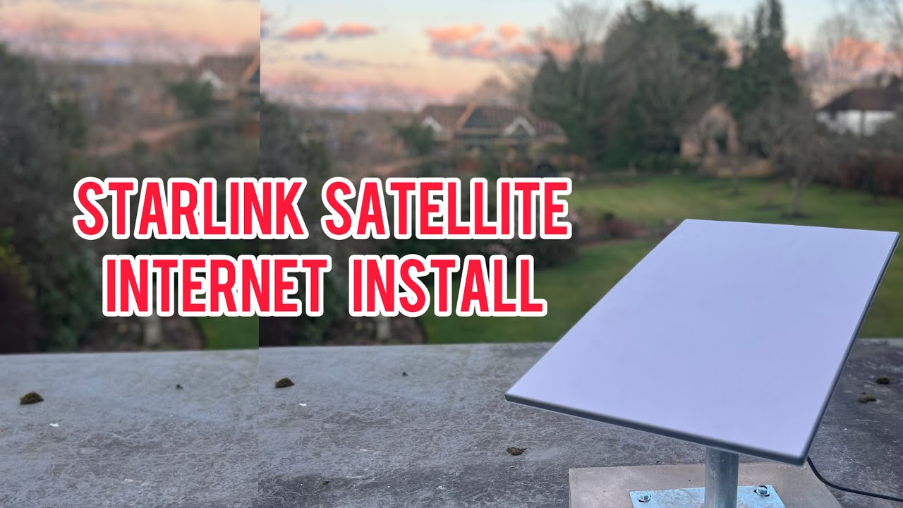 Starlink installation . - YouTube