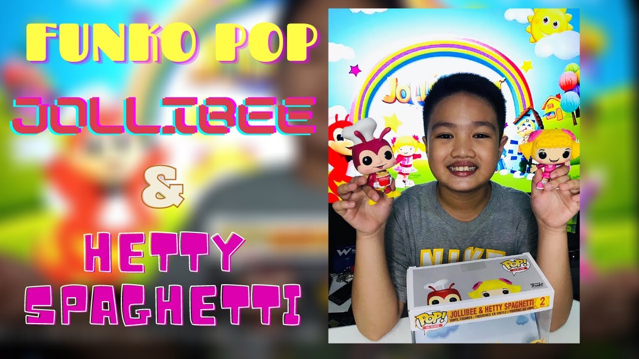 UNBOXING JOLLIBEE & HETTY SPAGHETTI FUNKO POP AD ICONS - YouTube