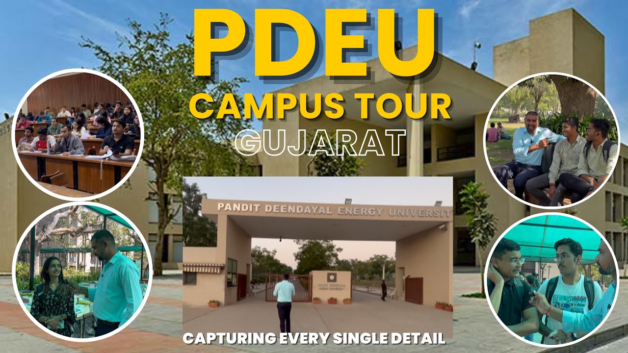 Campus Tour PDEU University Campus Tour Gujrat #PDEU #kotakibaat # ...