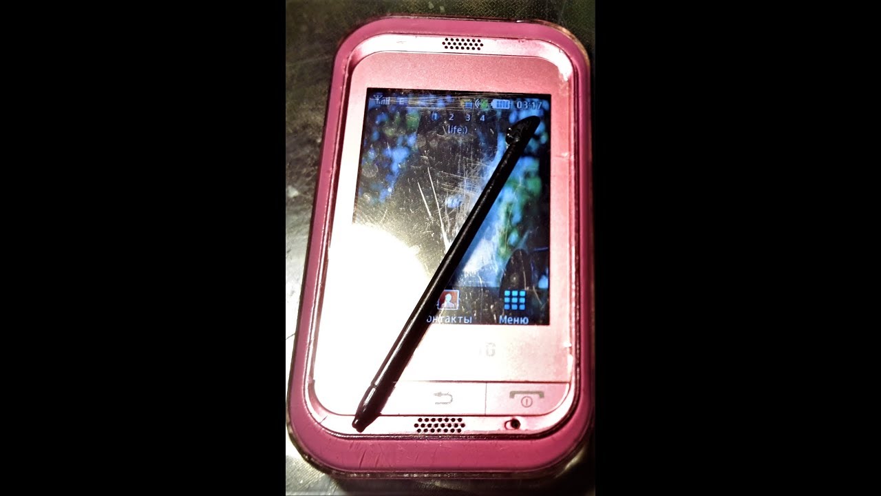 Обзор телефона SAMSUNG GT-C3300K - YouTube