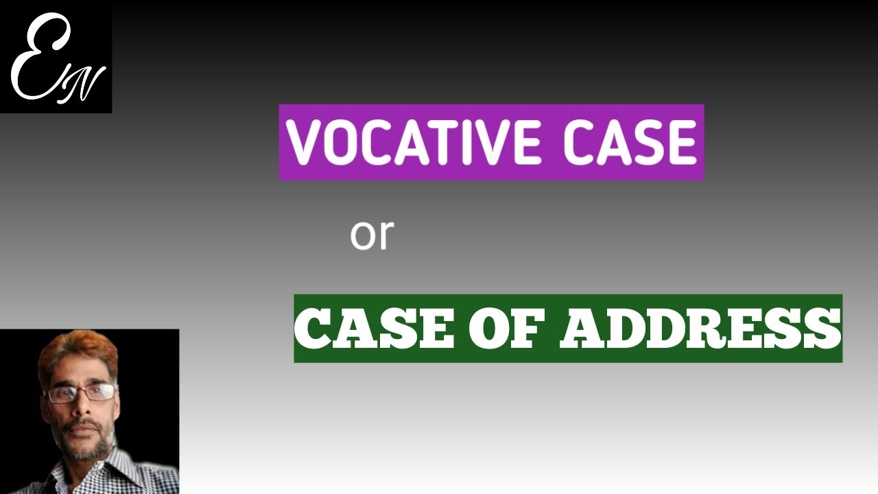VOCATIVE CASE - YouTube