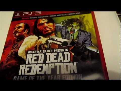 Red Dead Redemption Game of the Year Edition PS3 unboxing - YouTube