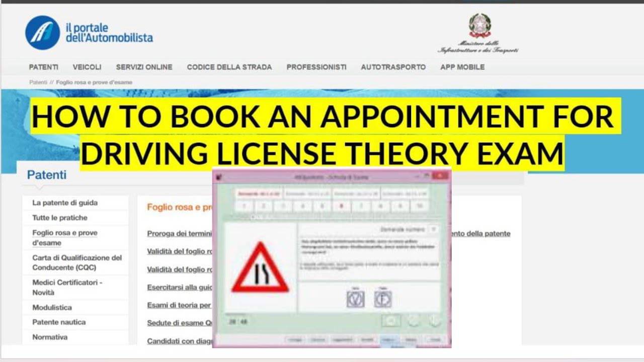 HOW TO BOOK AN APPOINTMENT FOR DRIVING LICENSE THEORY EXAM # ...