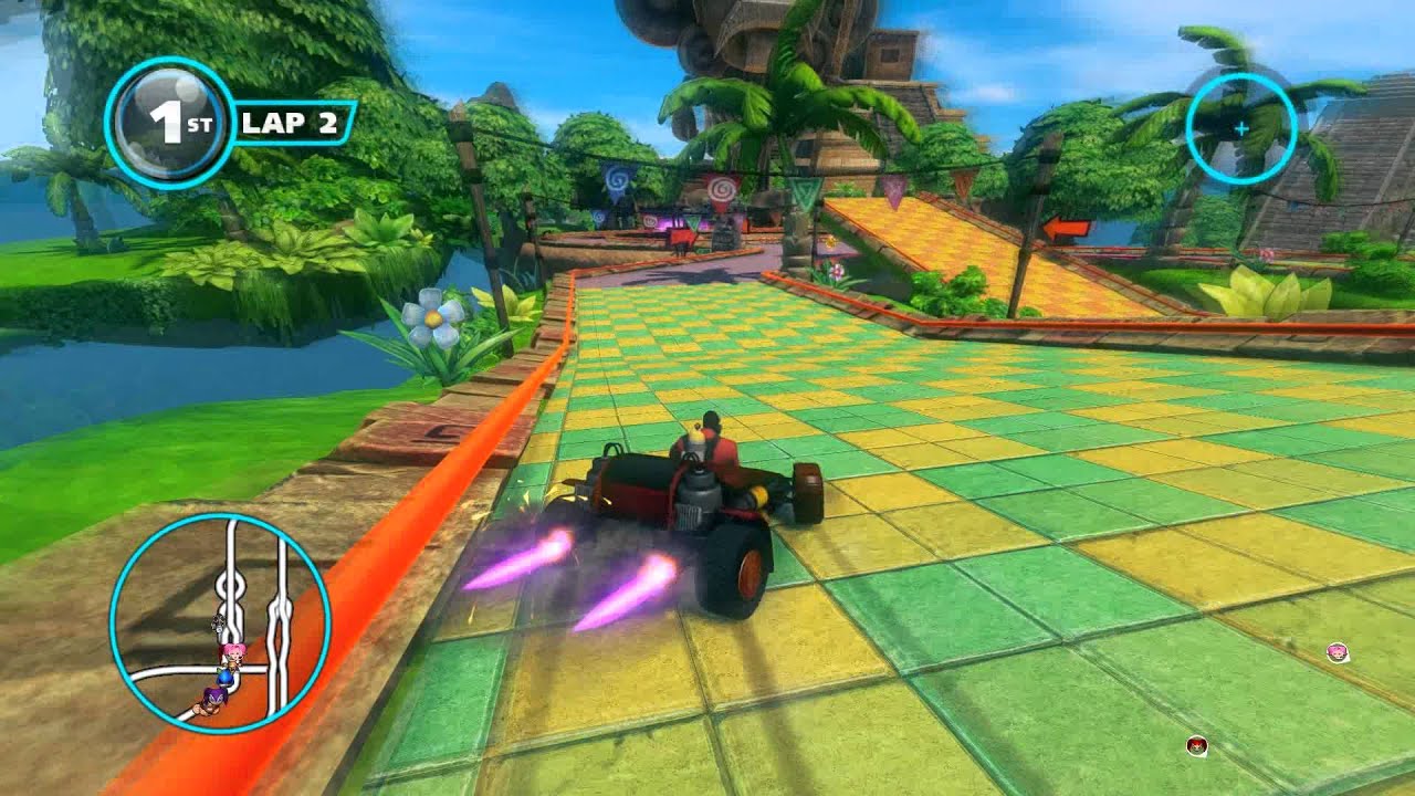 Sonic & All-Stars Racing Transformed: Temple Trouble - Team Fortress ...