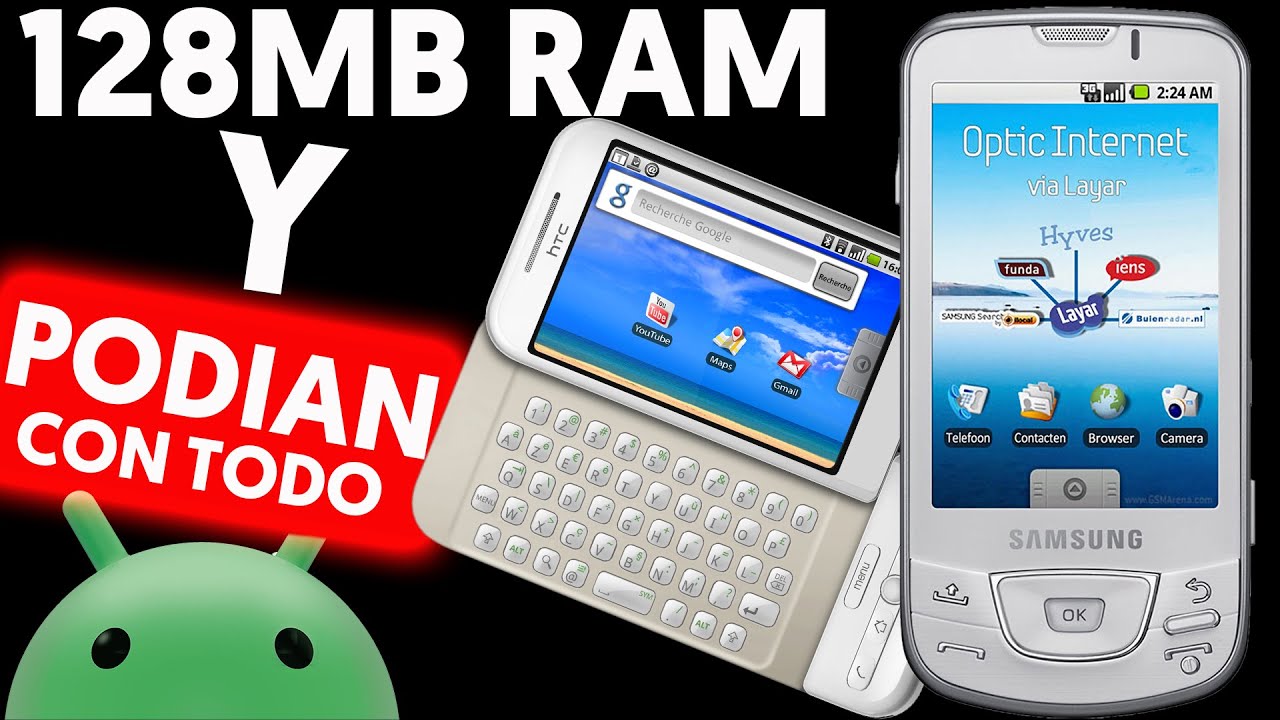 LOS PRIMEROS TELEFONOS ANDROID de la HISTORIA!!! - YouTube