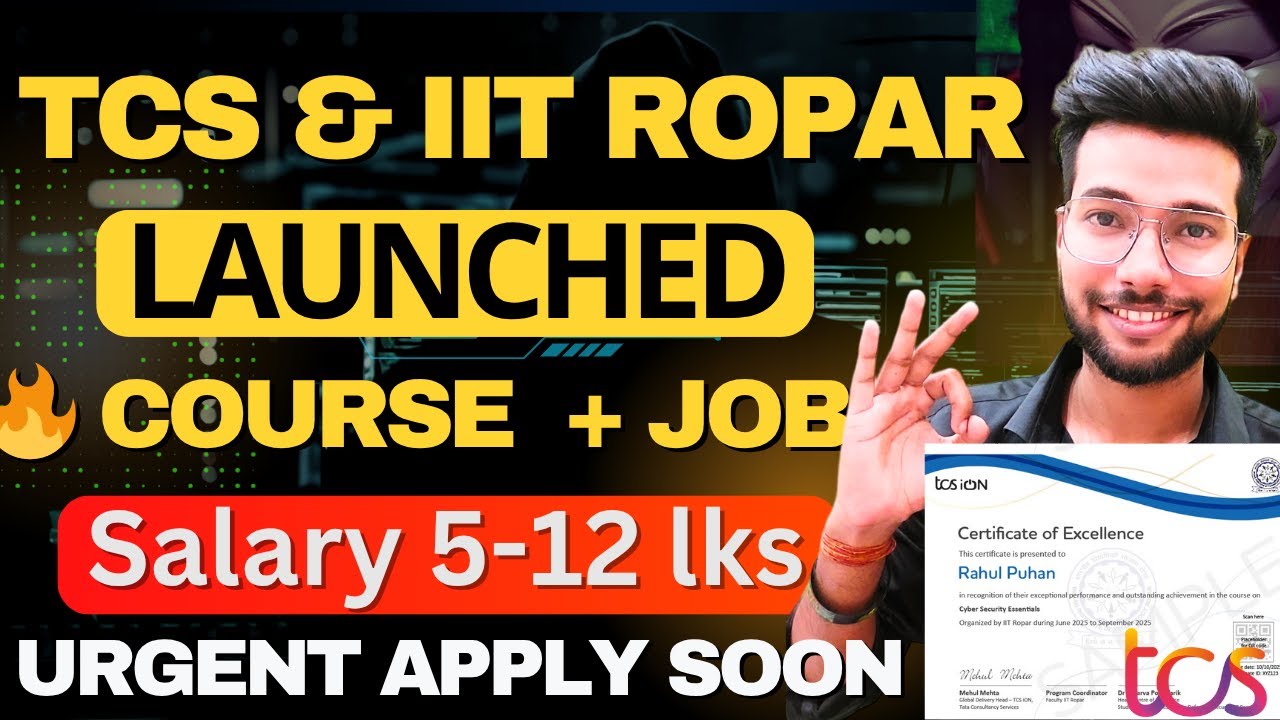 Ultimate Ethical Hacking Full Course 2025 in Hindi by TCS & IIT Ropar ...