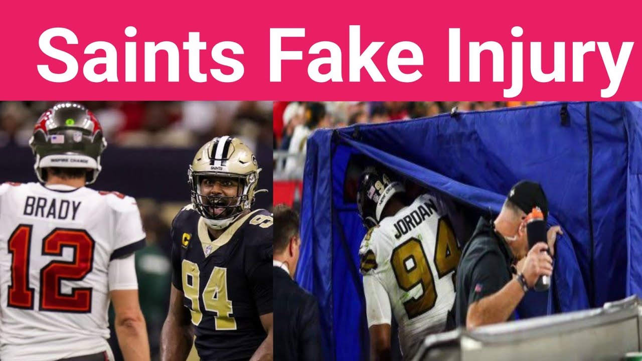 video! Saints Fake Injury - NFL Fines Saints’ Cam Jordan, Dennis Allen ...