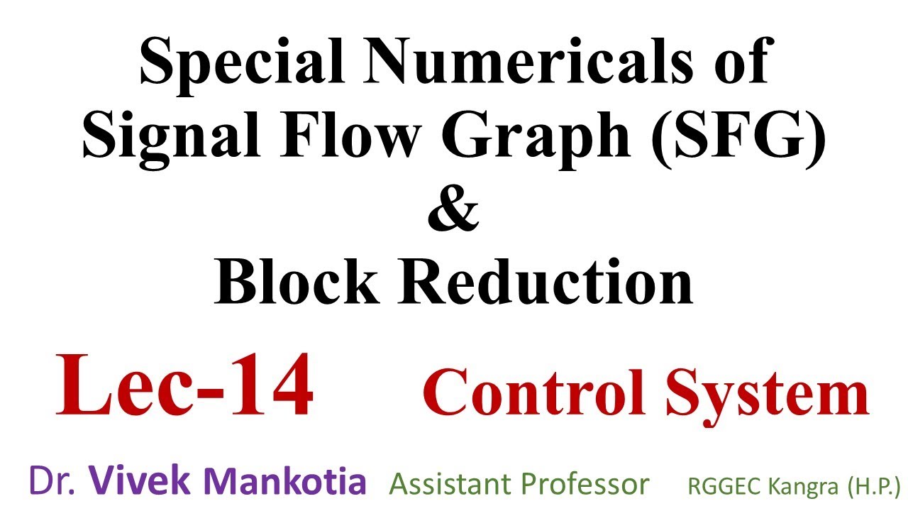 Special Numericals of SFG & Block Reductions: Lec-14 - YouTube
