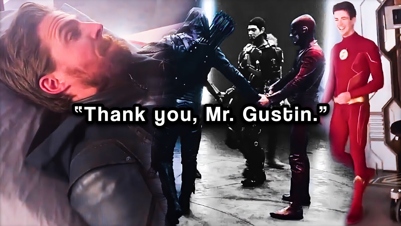 Grant Gustin & Stephen Amell • “Thank you, Mr. Gustin” - YouTube