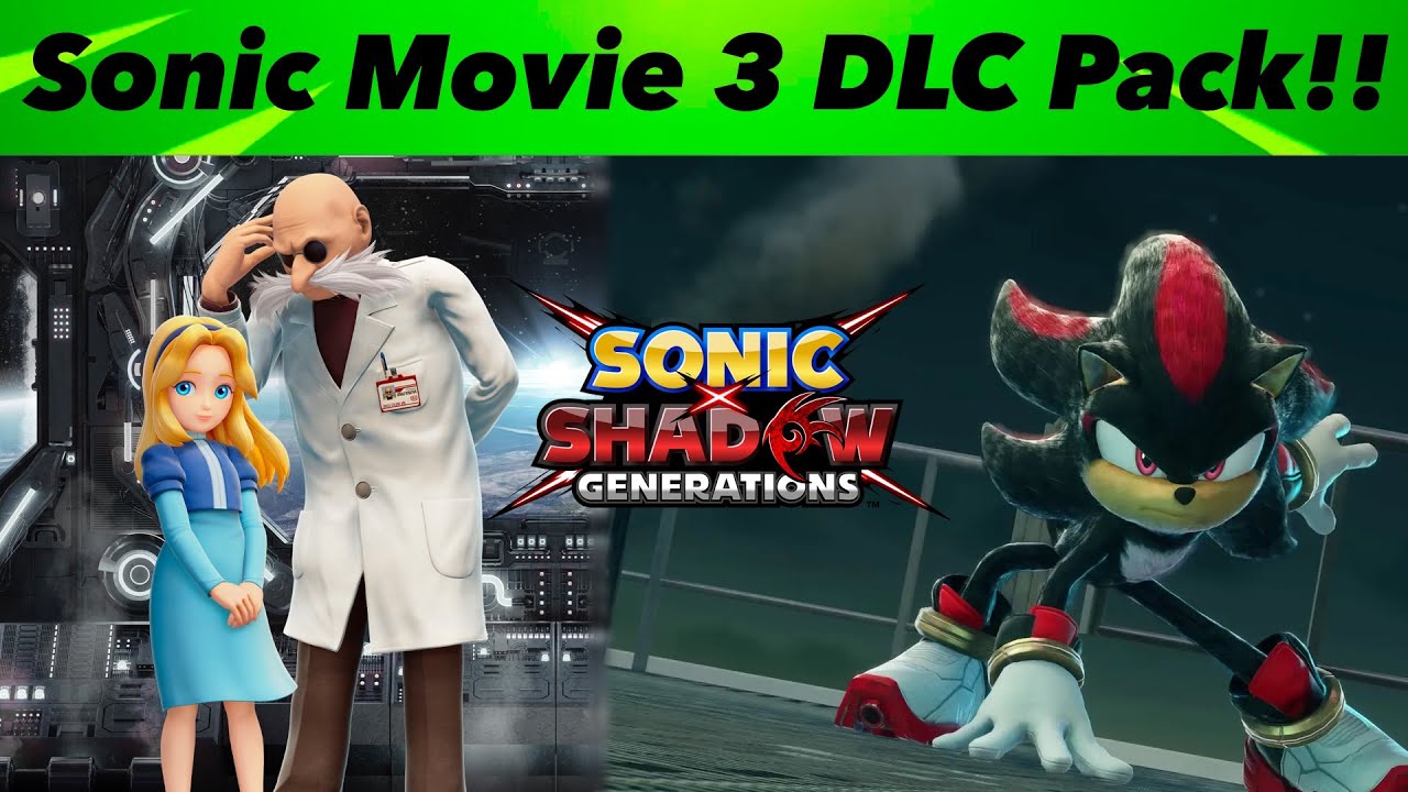 FIRST LOOK At Maria & Gerald Robotnik + Keanu Reeves DLC Pack For Sonic ...