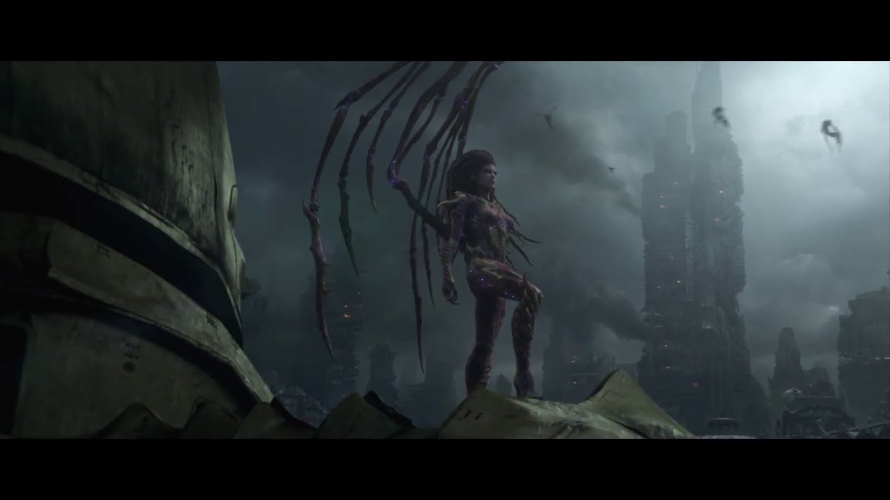 StarCraft II: Heart of the Swarm Opening Cinematic [HD] w/commentary ...