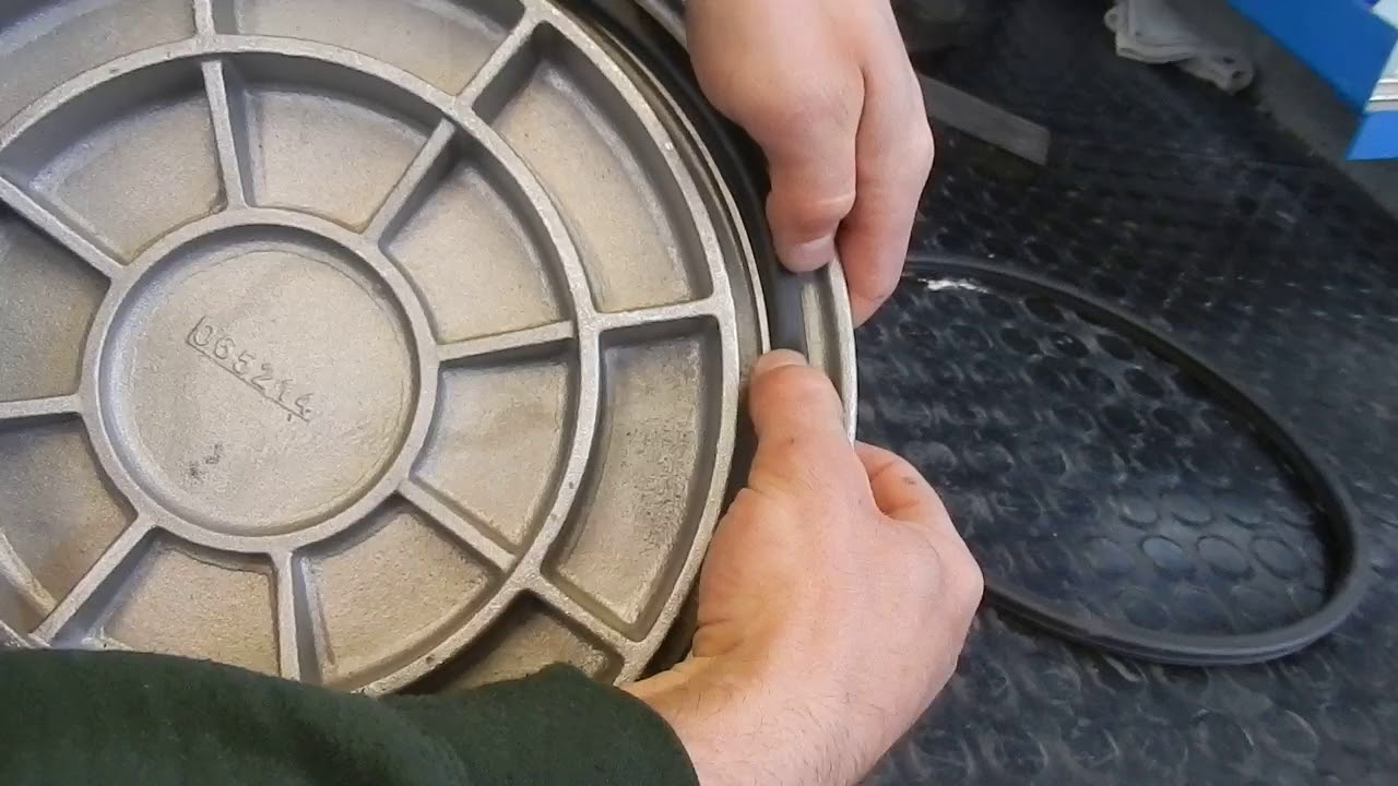 spill container gasket replacement - YouTube