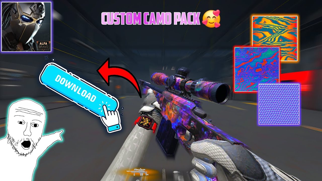 FINALLY *DOWNLOAD* CUSTOM CAMOS FOR COMBAT MASTER - YouTube