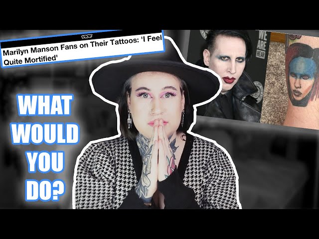 Marilyn Manson Fan Tattoos