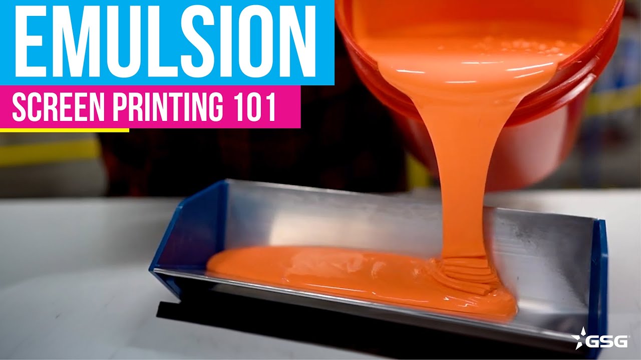 How To Screen Print - All About Emulsion Basics - YouTube