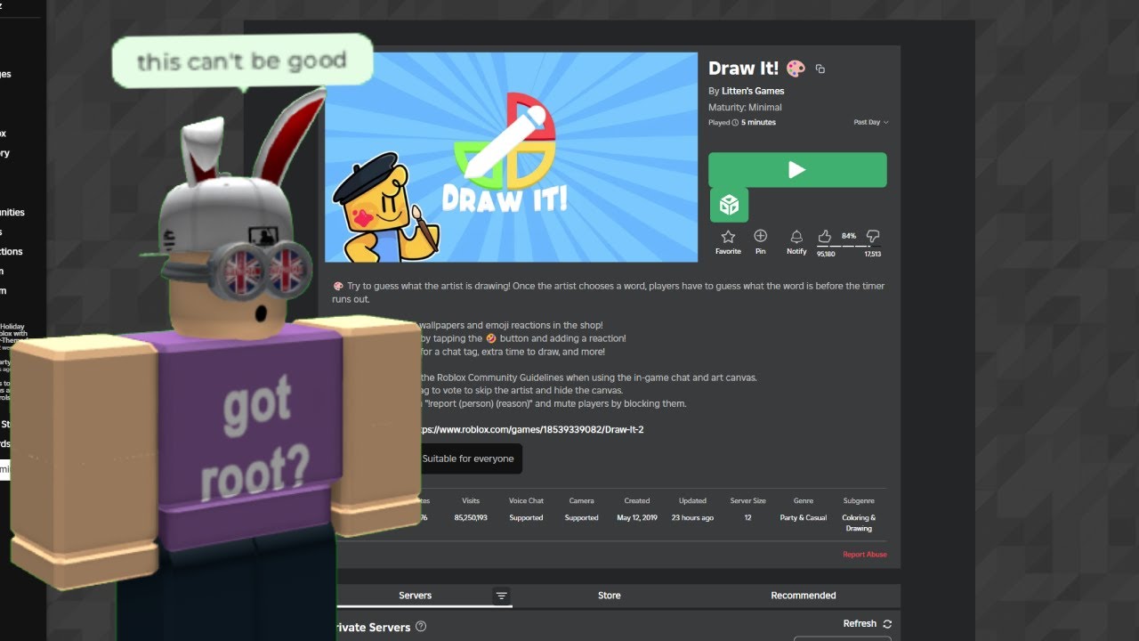 How to not Draw It (Roblox) - YouTube
