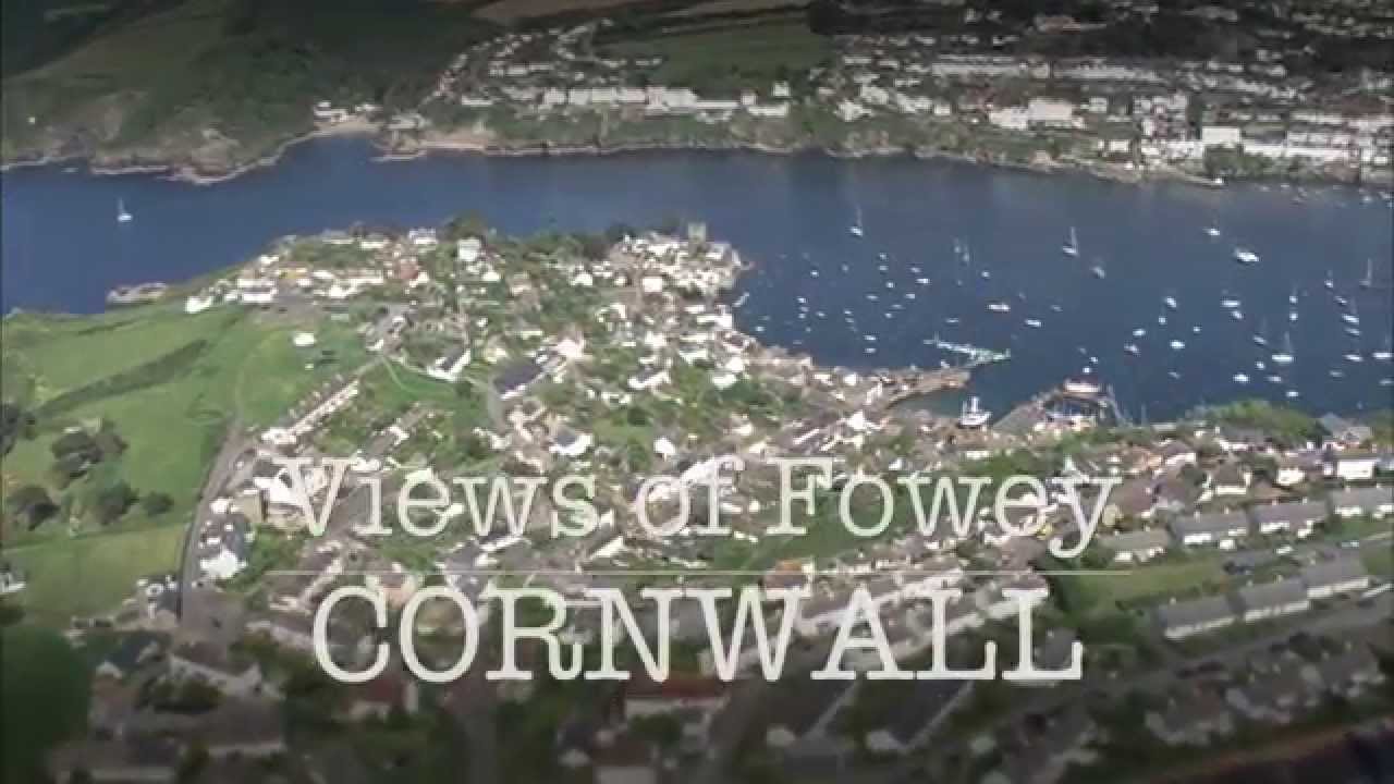 Views of Fowey on the South Cornwall coast - YouTube