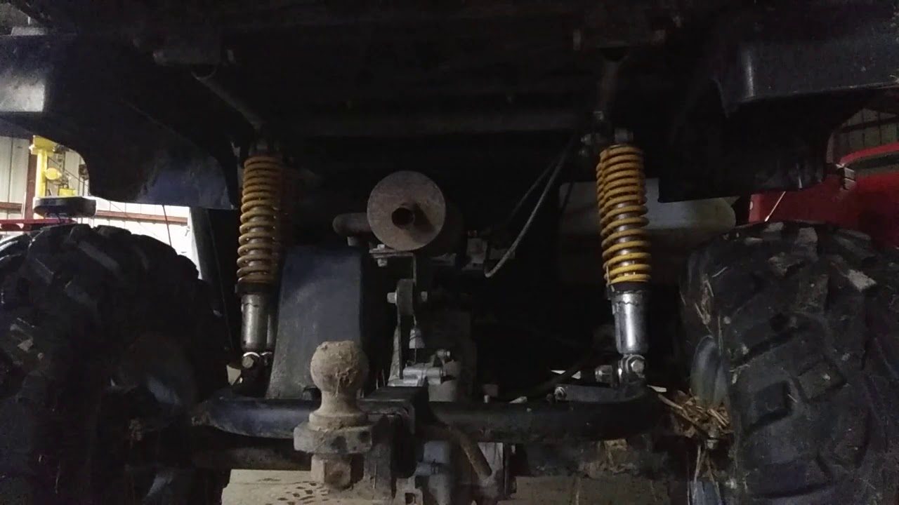 2014 Landmaster LM650 Coldstart exhaust clip - YouTube