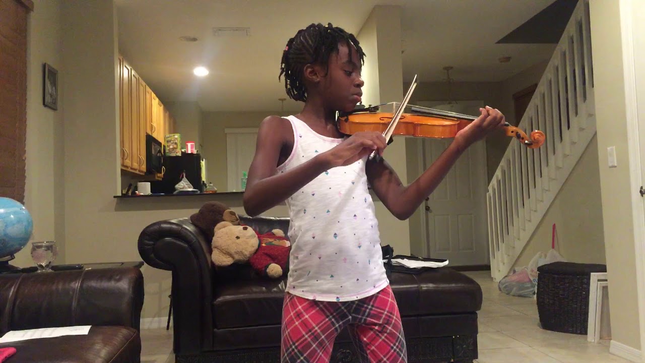 Violin & plucking practice!! - YouTube