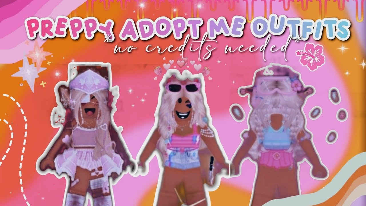 3 *PREPPY OUTFTIS* in Adopt Me! | *No credits needed* | Roblox Angel's ...
