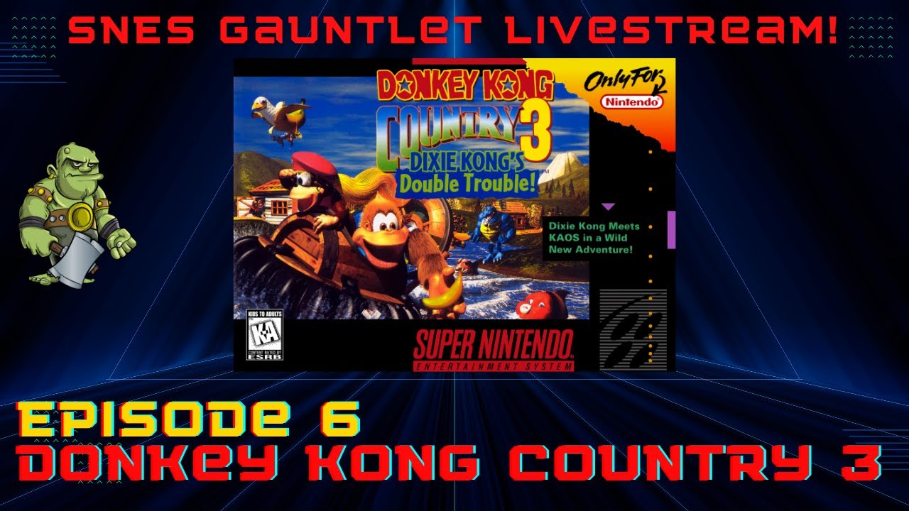 SNES Gauntlet #6: Donkey Kong Country 3 Dixie Kong's Double Trouble ...