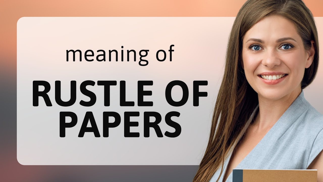Unveiling the Sounds: The Rustle of Papers - YouTube